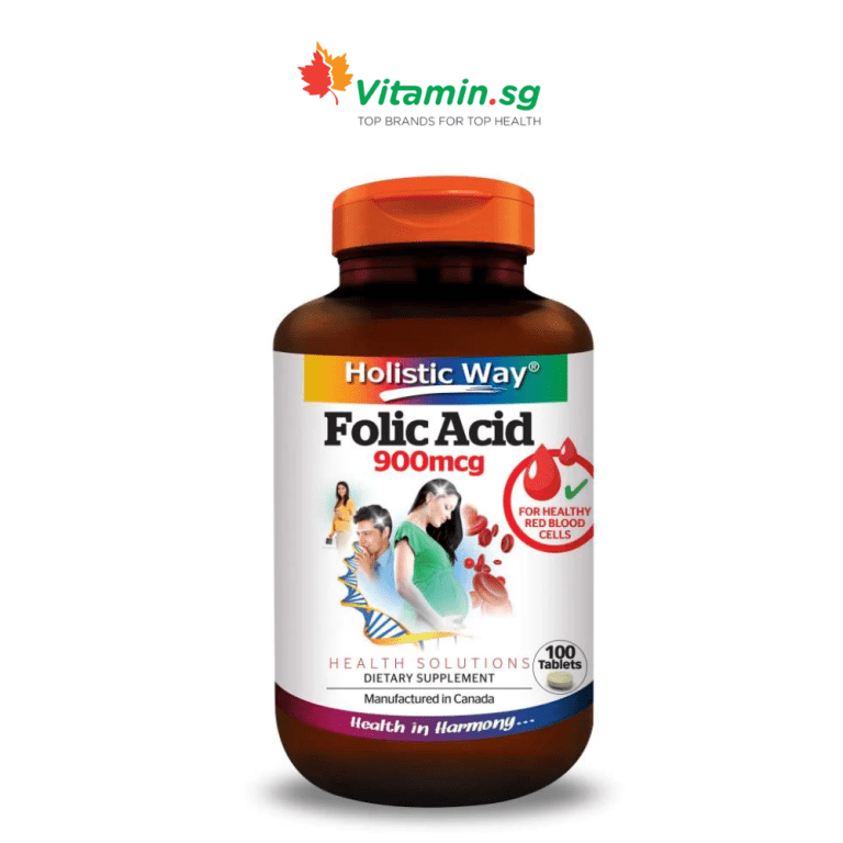 Holistic Way Folic Acid 900mcg 100's | Vitamin SG
