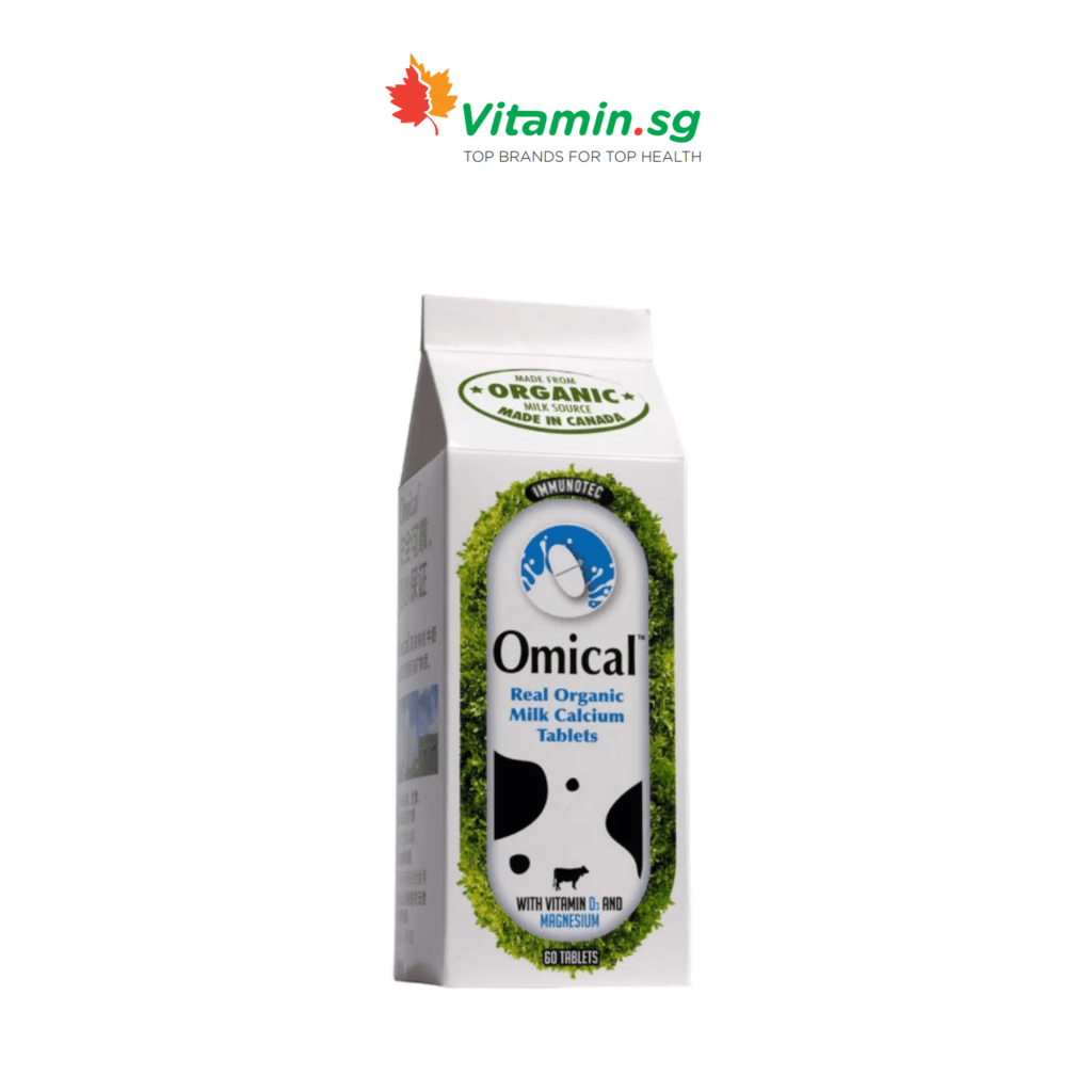 Omical Real Organic Milk Calcium 60 tabs | Vitamin SG