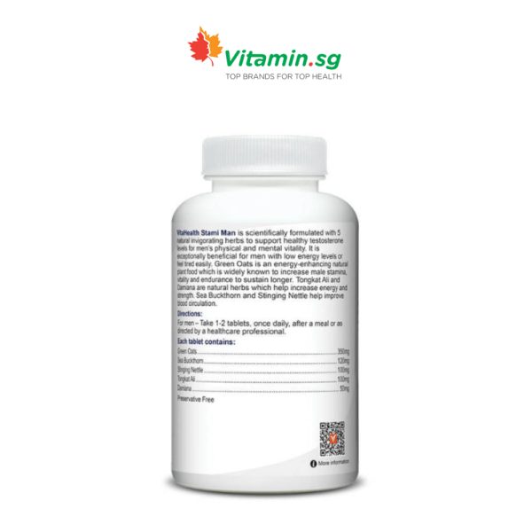 VitaHealth Stami Man, 90 tabs | Vitamin SG