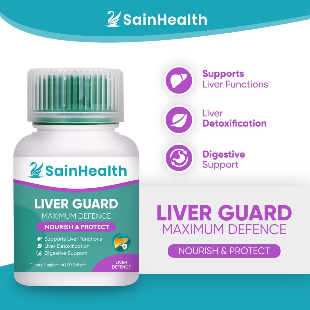 SainHealth Liver Guard Maximum Defence - Natural Liver Detoxification ...