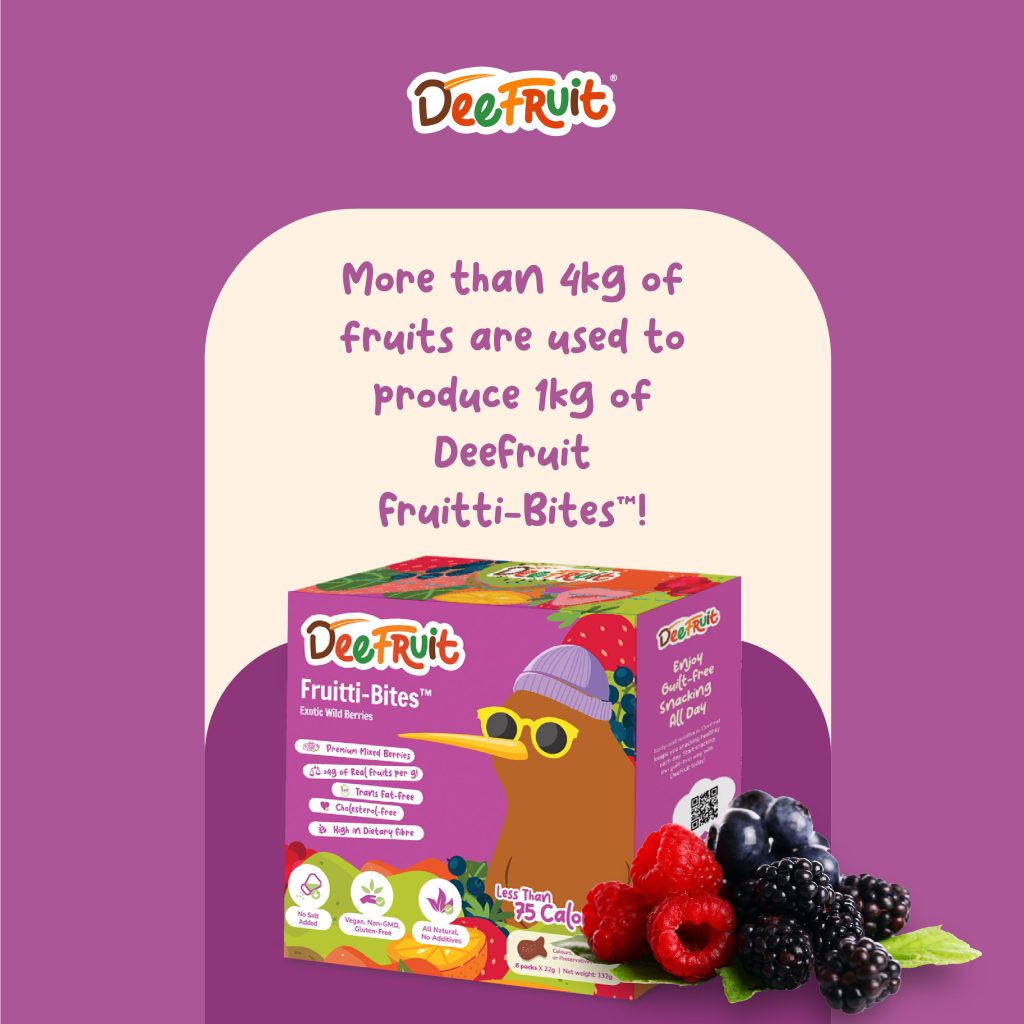 DeeFruit Fruitti-Bites, Exotic Wild Berries [1 Box | 6 Sachets ...
