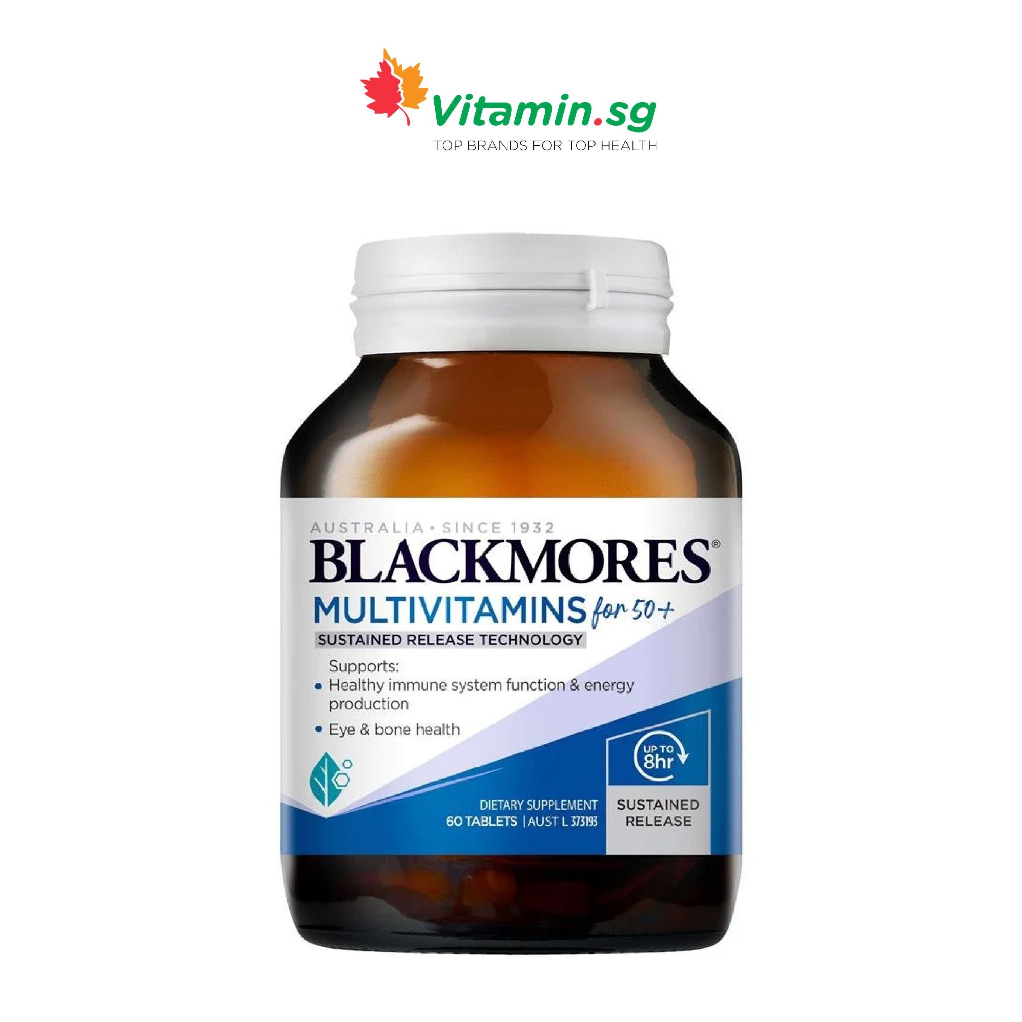 Blackmores Multivitamins for 50+, 60 tabs | Vitamin SG